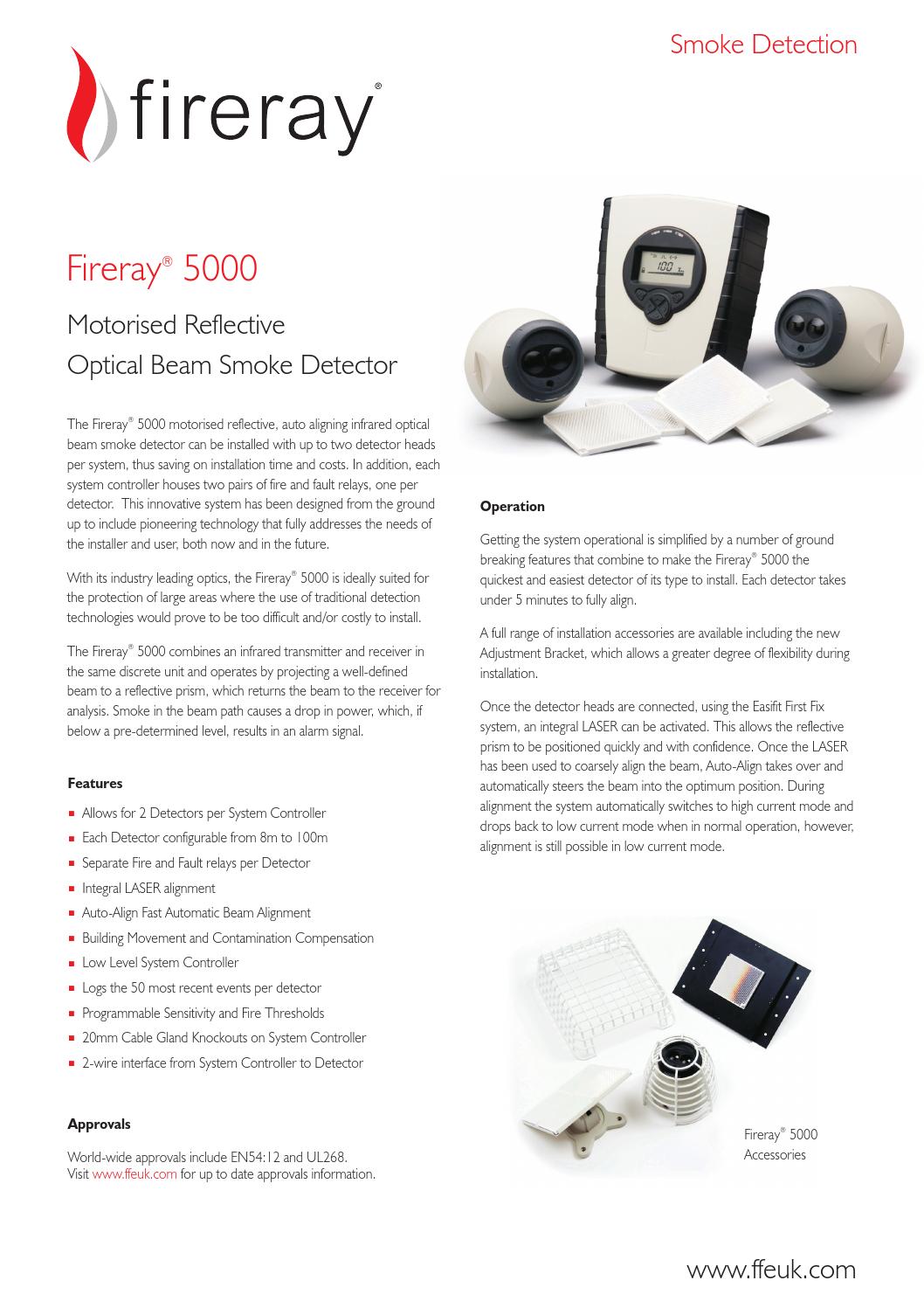 SenseTek FireRay 5000 datasheet English by SenseTek Fire & Security ...