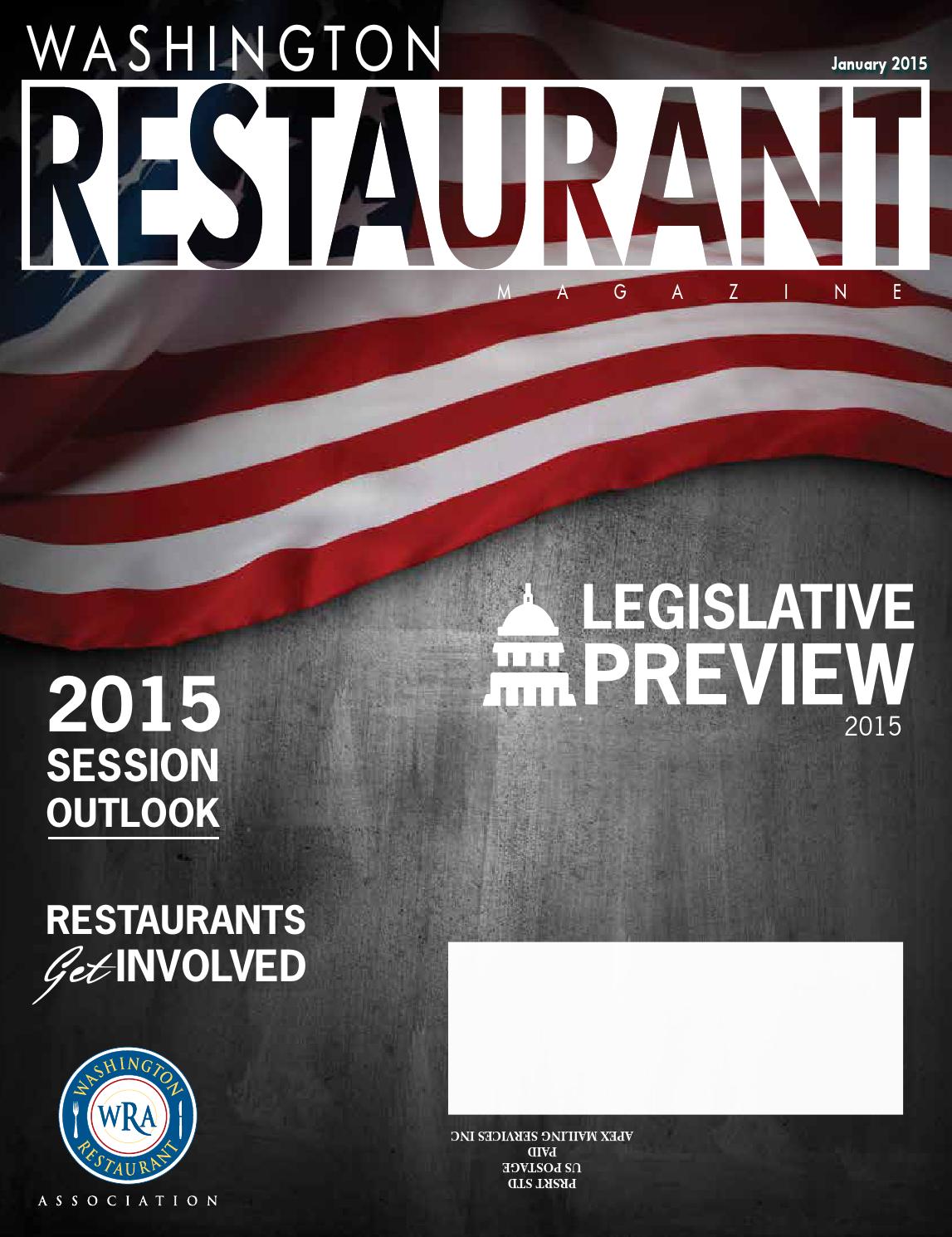 Washington Restaurant Magazine January 2015 by Washington Hospitality ...