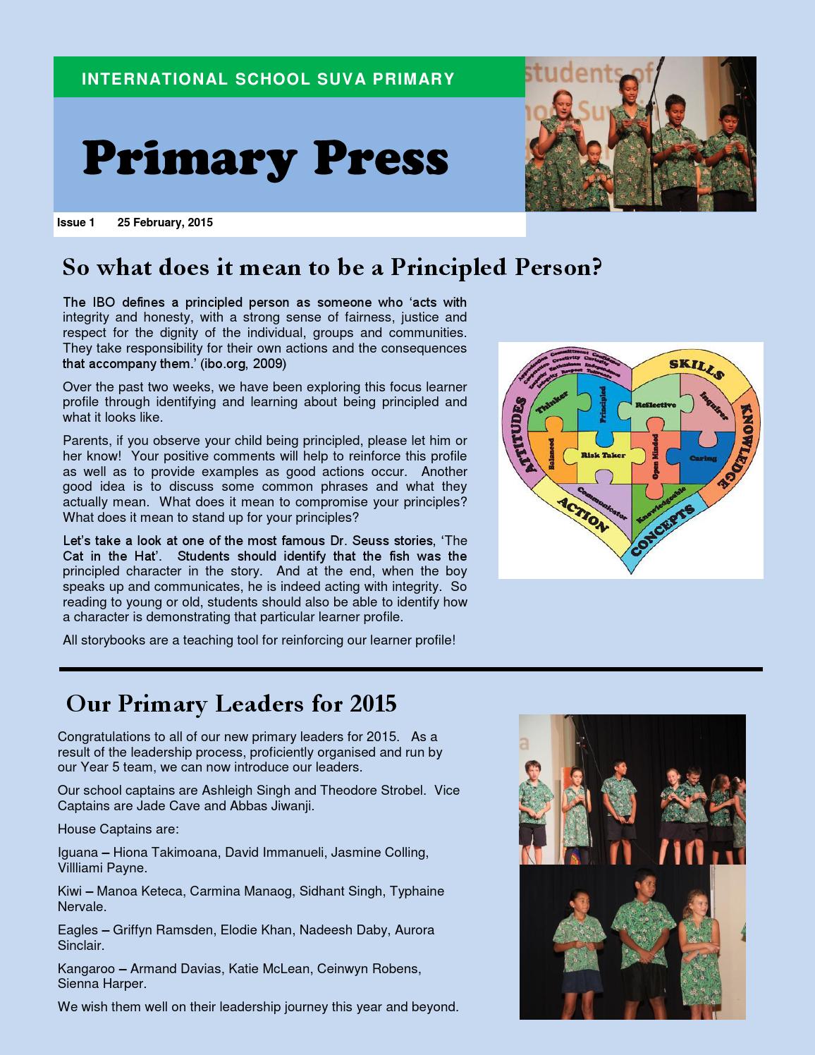 Primary Press February Edition by International School Suva - Issuu