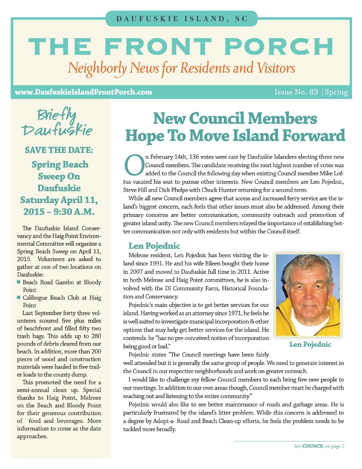 The Daufuskie Island Front Porch by Heather Bragg - Issuu