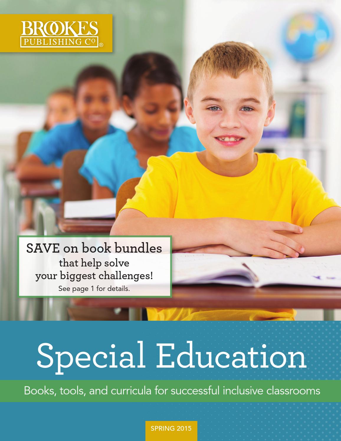 Brookes Publishing, Special Education, Spring 2015 by Brookes ...