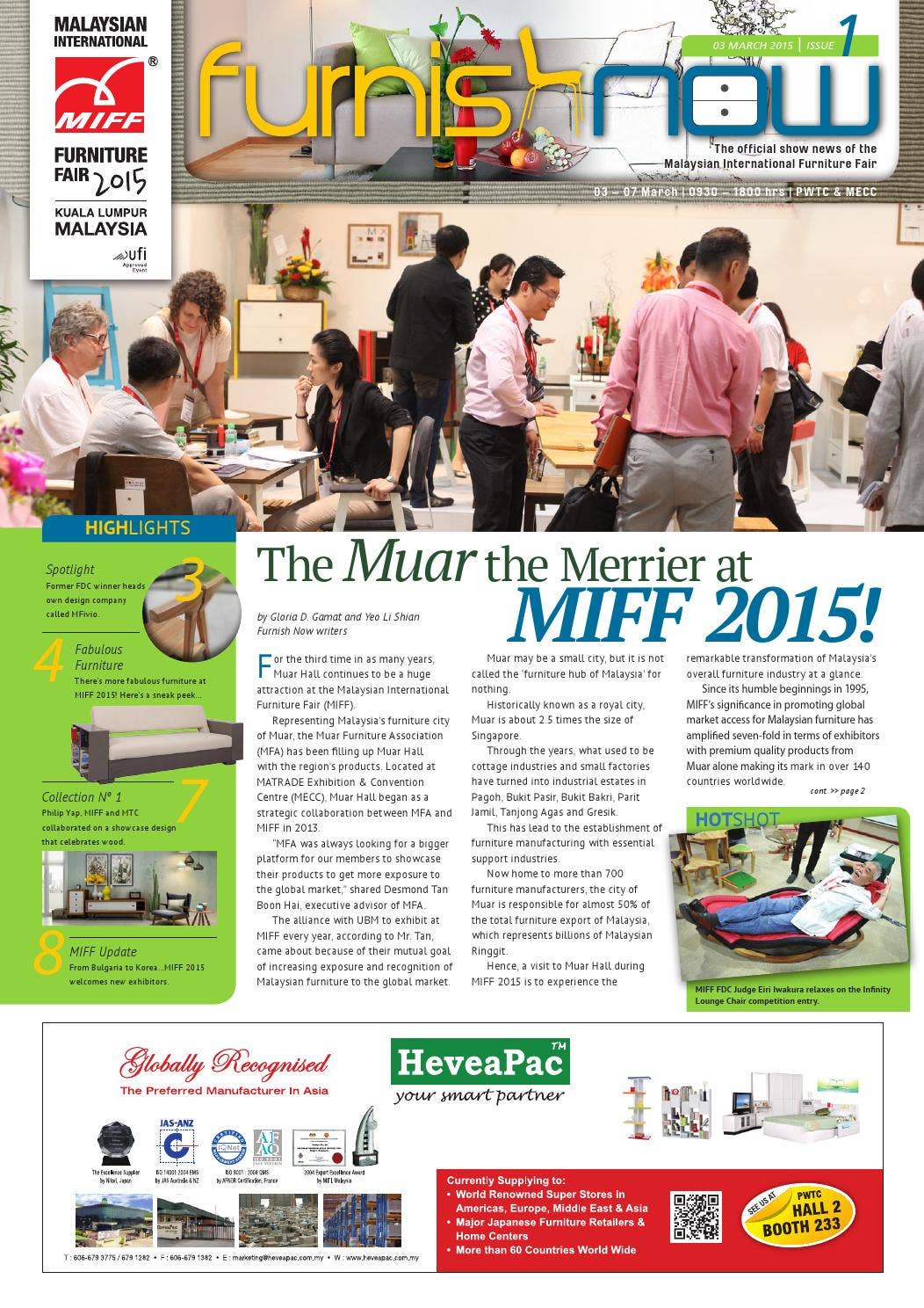 Furnish Now 2015 show news - Day 1 by Media MICE - Issuu