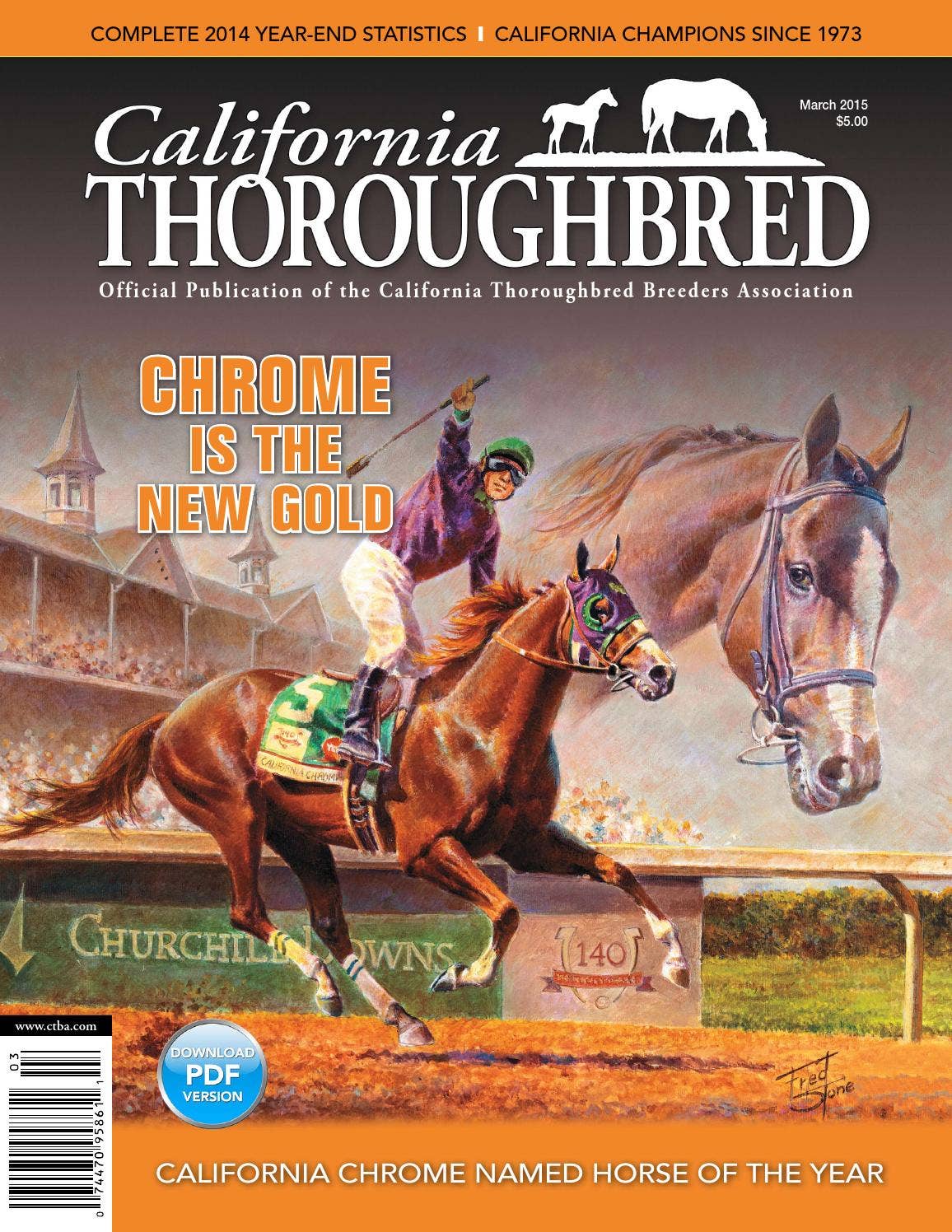California Thoroughbred Magazine March 2015 by CTBA - Issuu