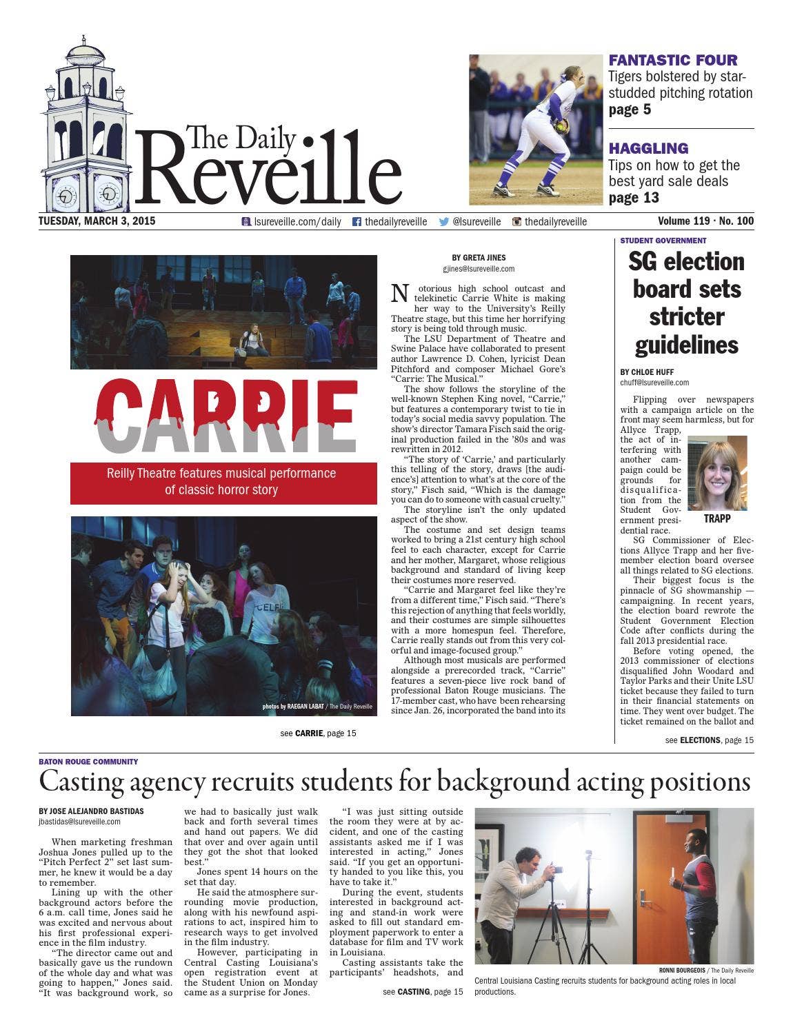 The Daily Reveille - March 3, 2015 by Reveille - Issuu