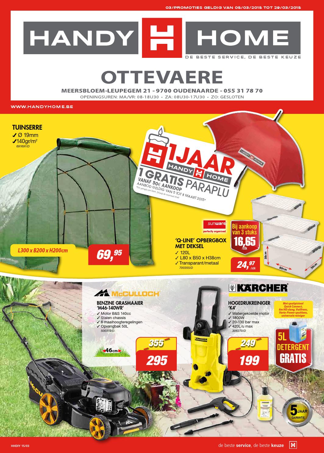Handy Home folder - Maart 2015 by Bouwpunt Ottevaere - Issuu