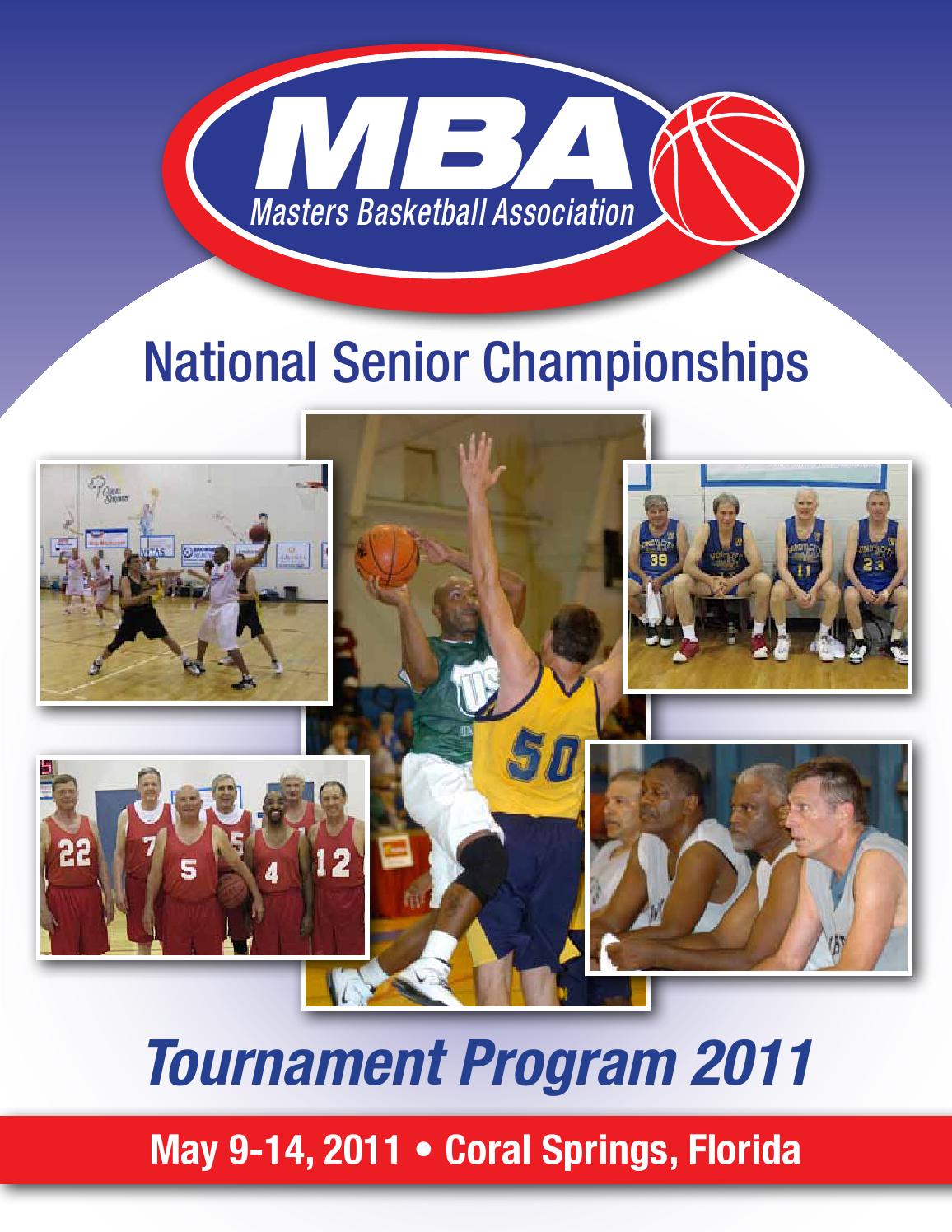 2011 National Championships Tournament Program by Masters Basketball ...