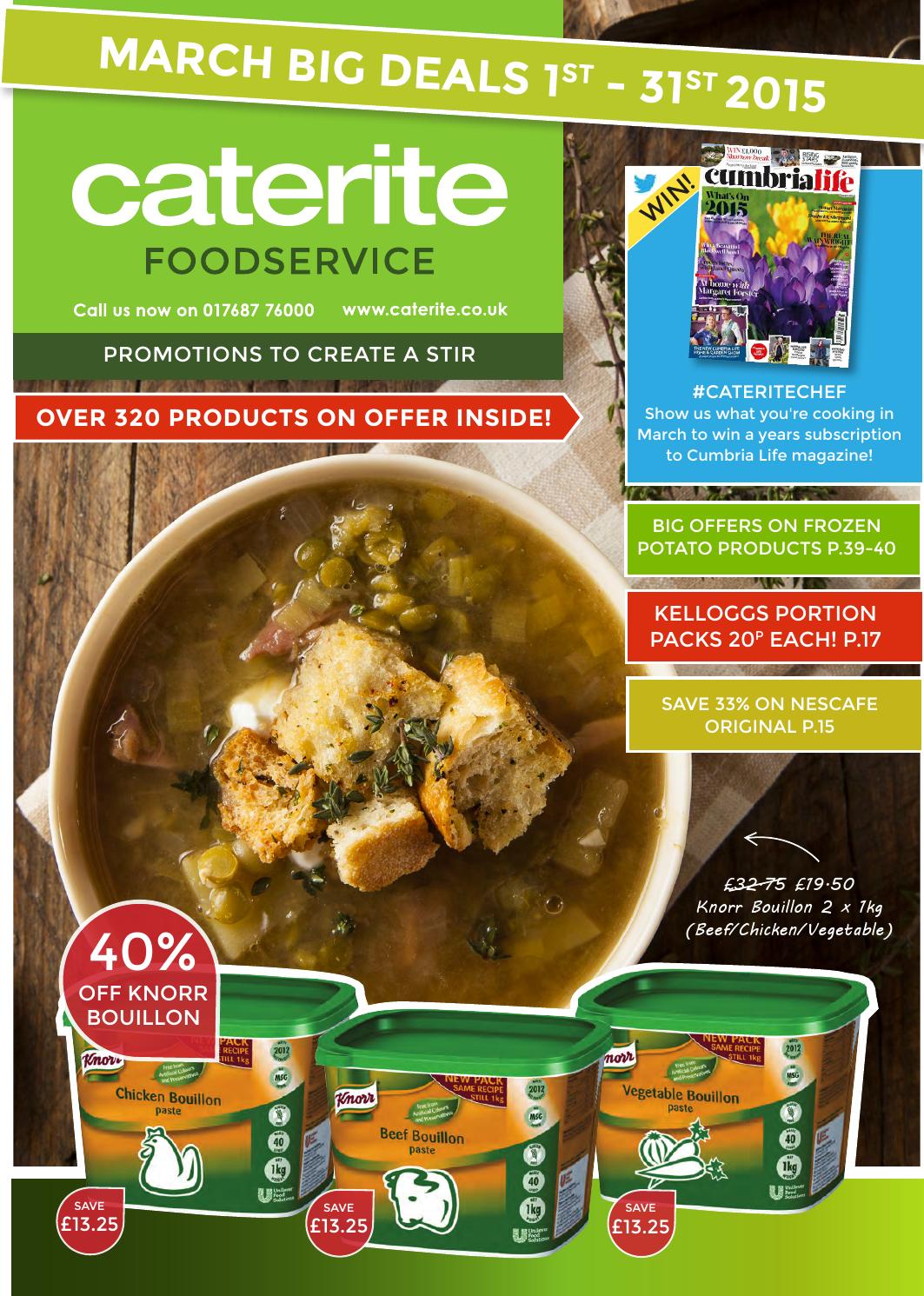 Caterite March promotions by Caterite - Issuu