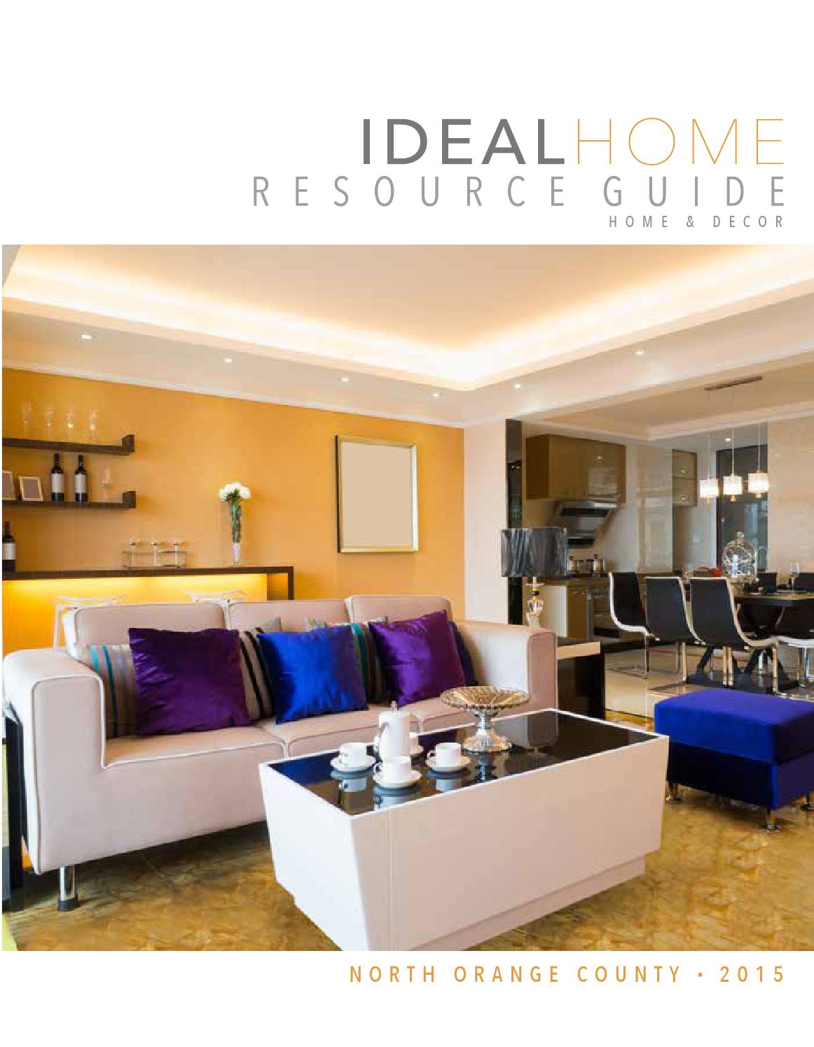 2015 Ideal Home Resource Guide - North Orange County by TheHomeMag ...