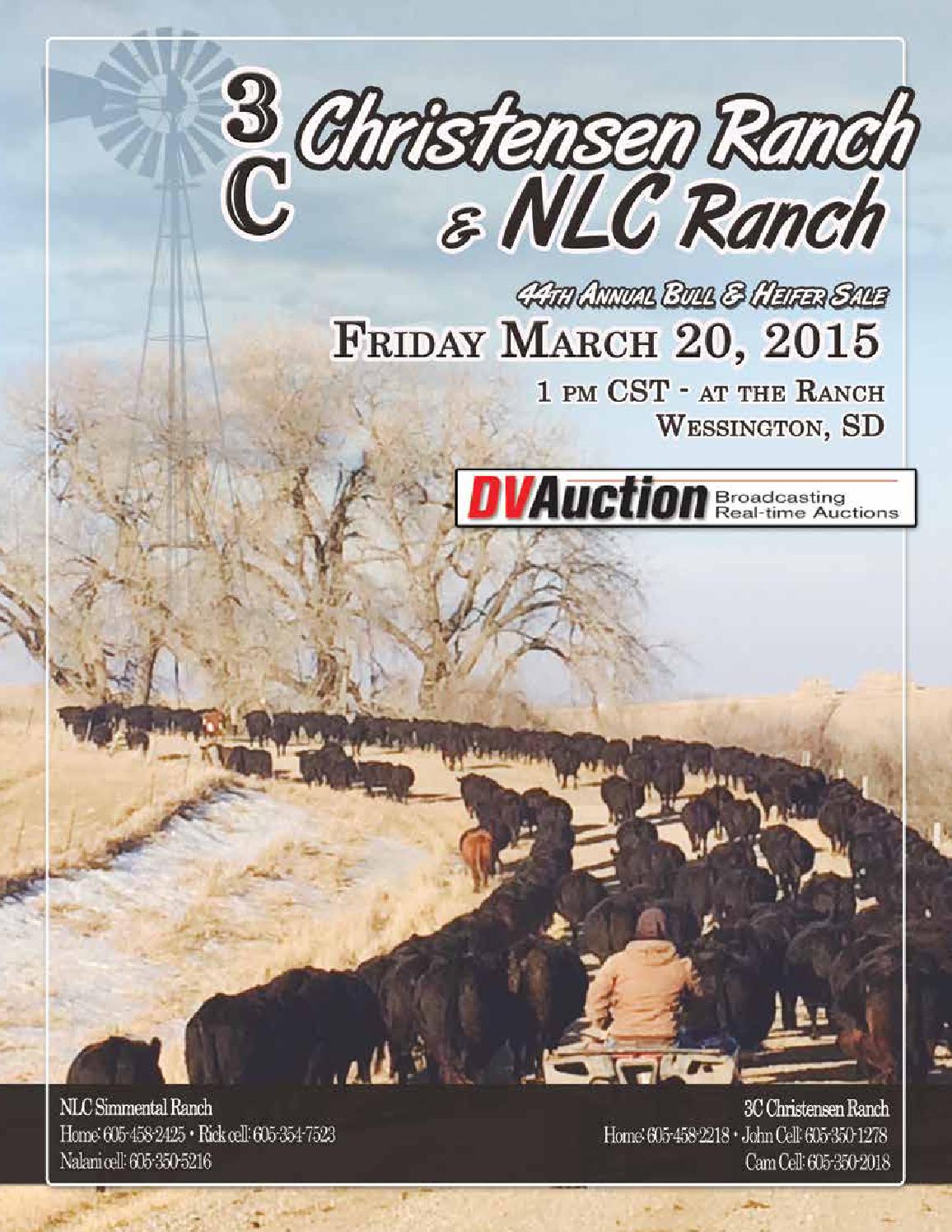 3C Christensen Ranch & NLC Ranch Production Sale by Cam Fagerhaug - Issuu
