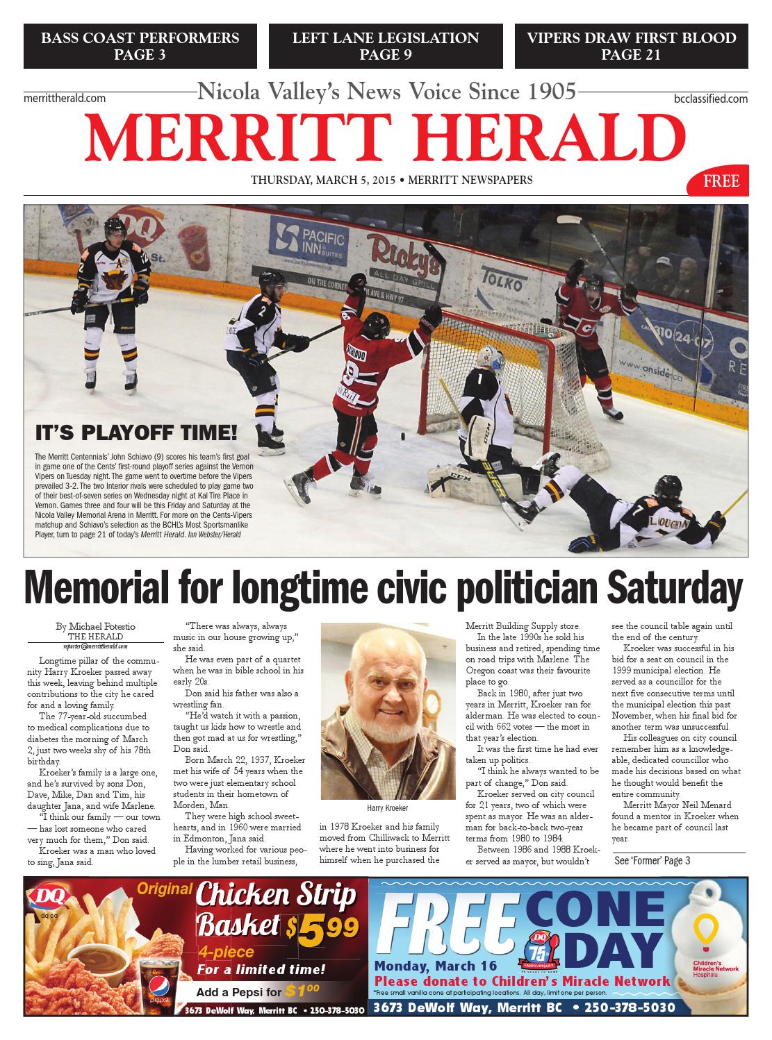 Merritt Herald - March 5, 2015 by Merritt Herald - Issuu