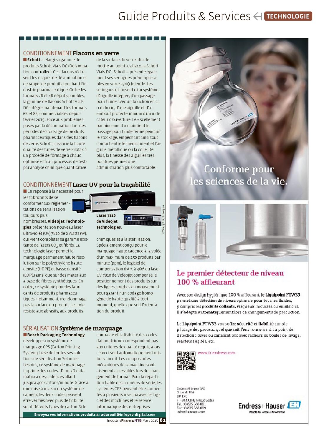 Industrie Pharma Magazine 86 by INFOPRO DIGITAL - Issuu