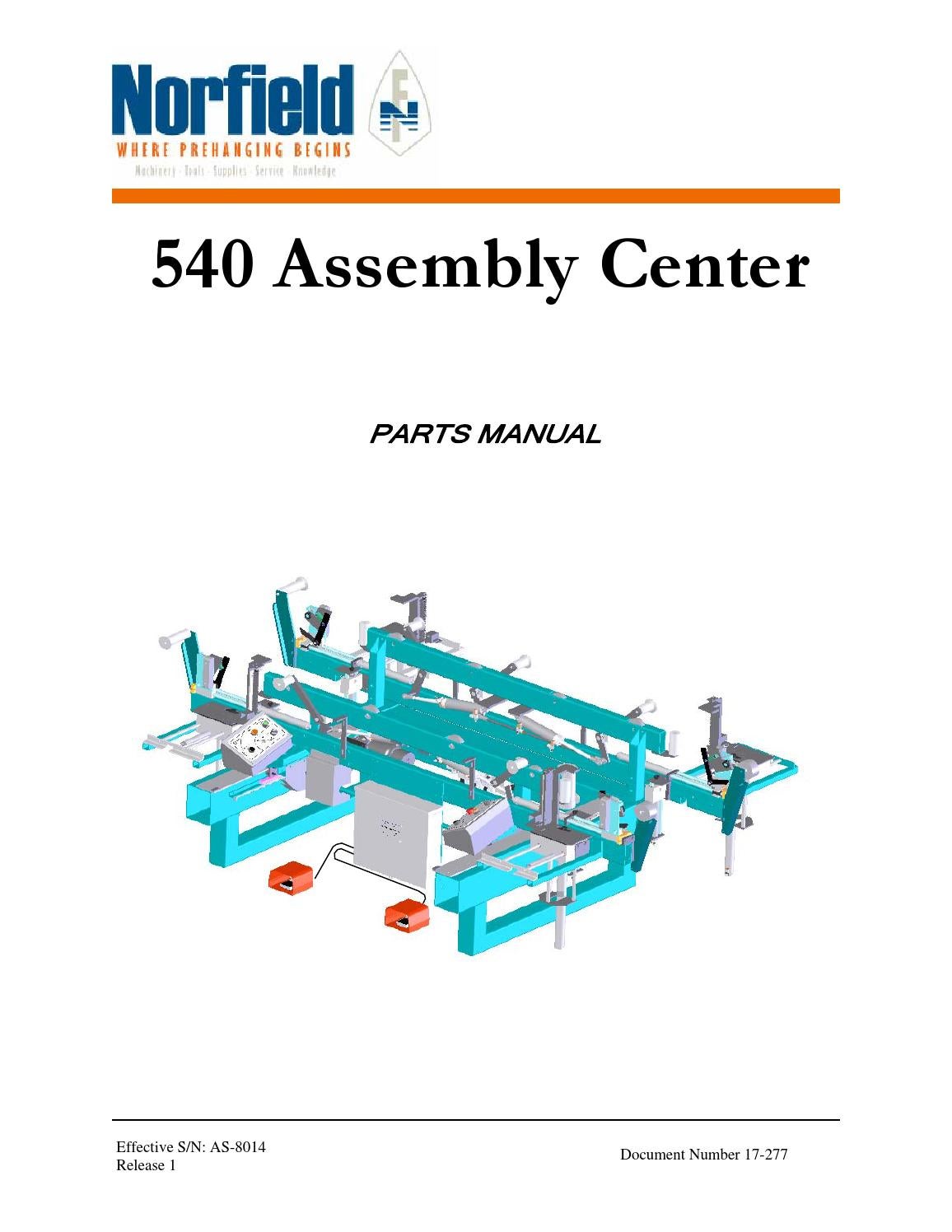 17 277 manual 540 assembly center 1 by Norfield - Issuu
