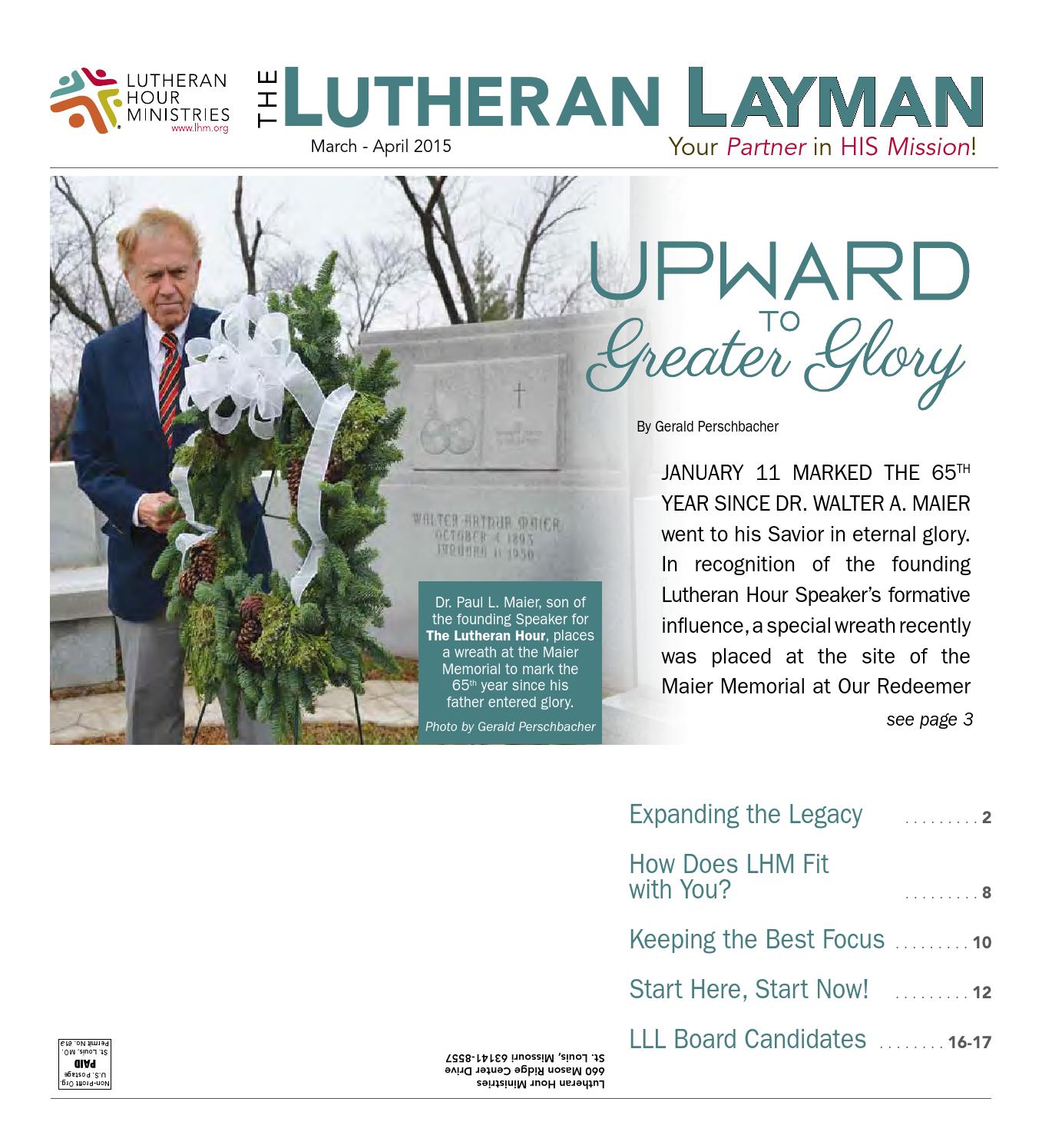 The Lutheran Layman by Lutheran Hour Ministries - Issuu
