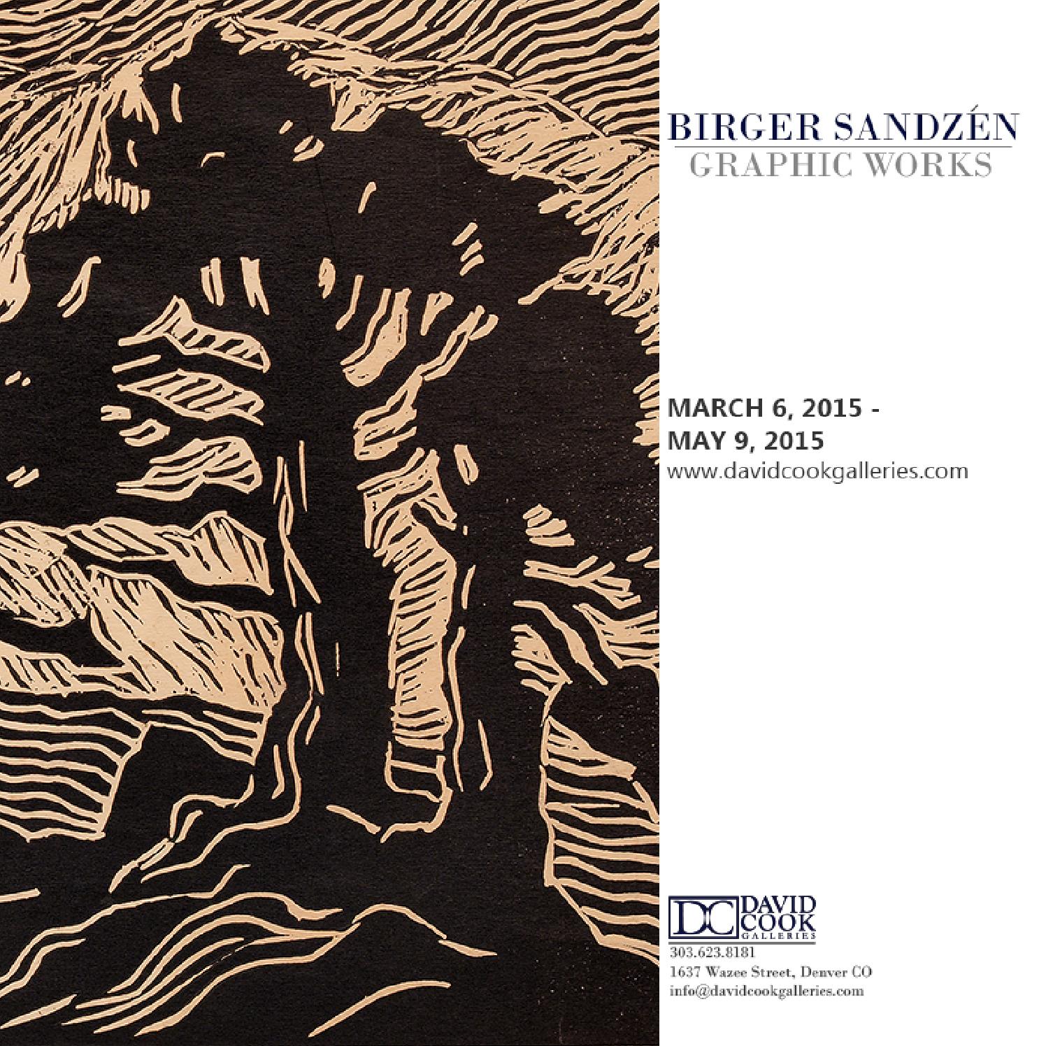 Birger Sandzen Prints (woodblock, linocut, lithograph) by David Cook ...