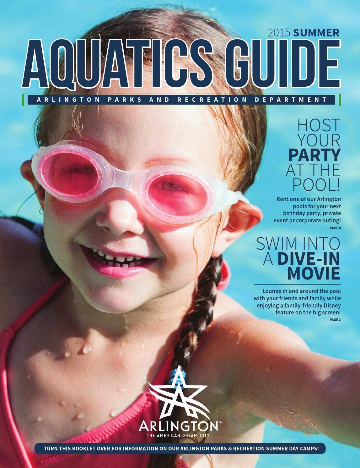 Summer Aquatics Guide 2015 by Arlington Parks and Recreation Department ...