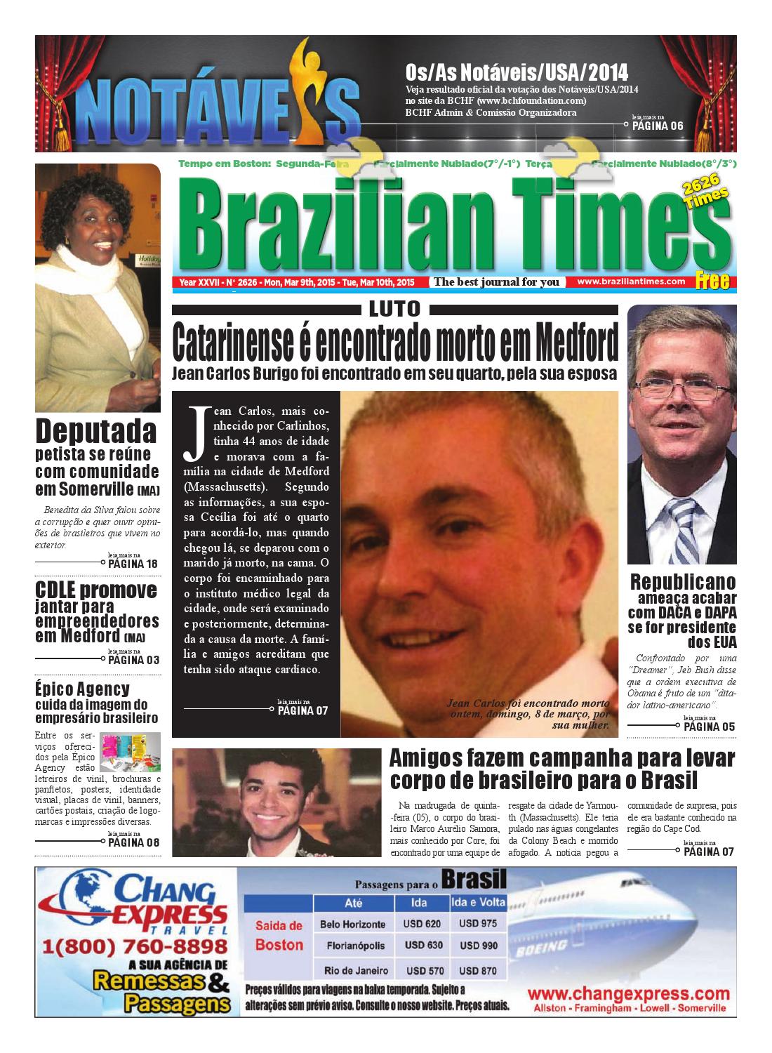 Brazilian Times by The Brazilian Times Newspaper - Issuu