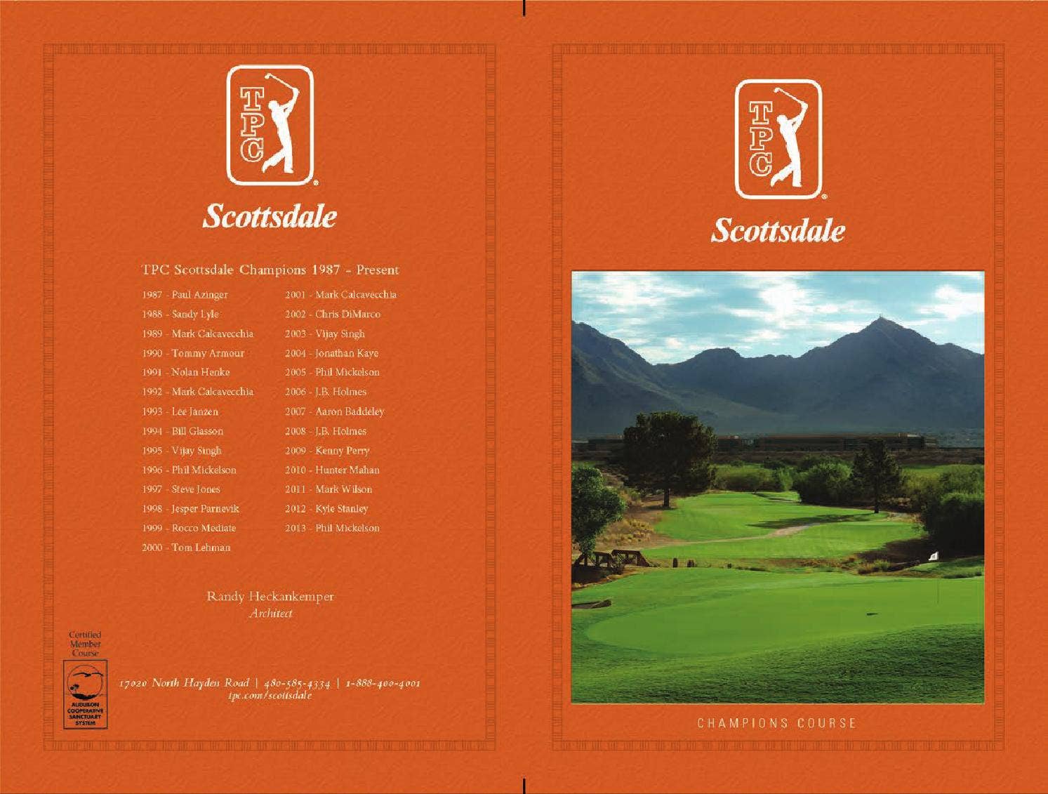 TPC Scottsdale Champions Course Scorecard by TPCNetwork - Issuu
