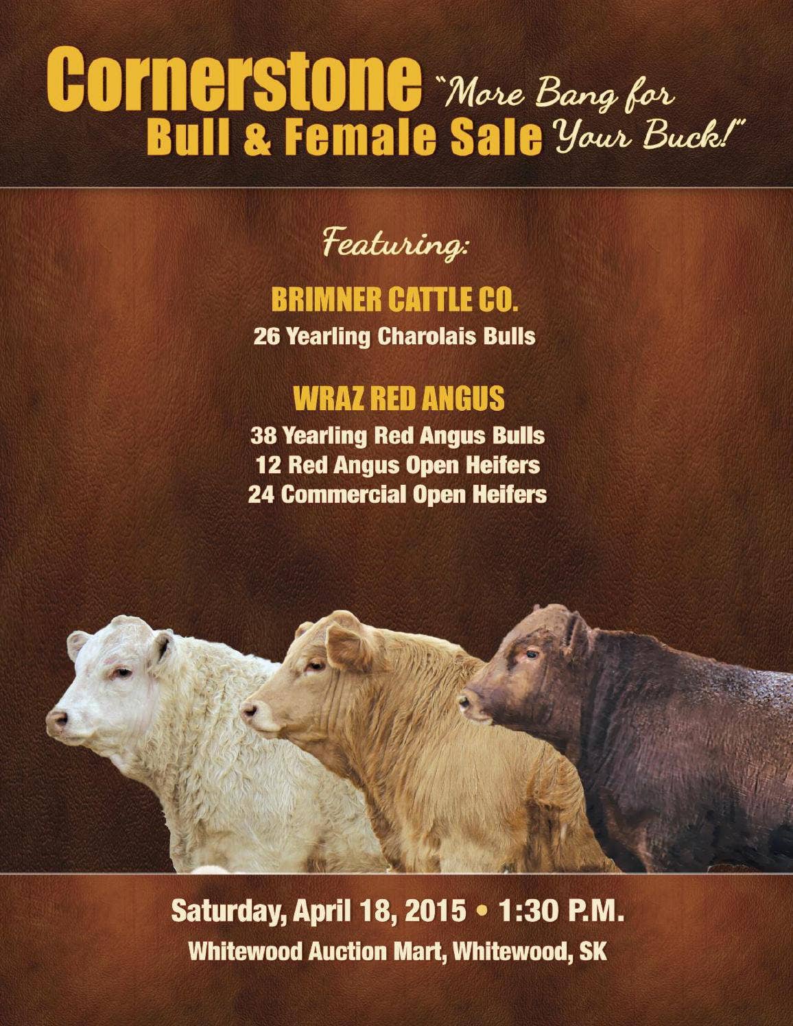 Cornerstone catalog 2015 by Charolais Banner - Issuu