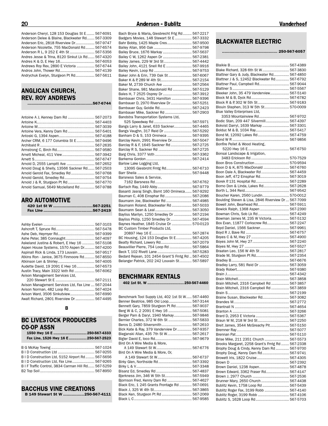 Special Features - 2015 Telephone Directory by Black Press Media Group ...