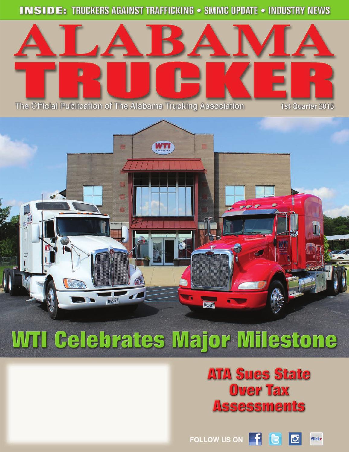 Alabama Trucker, 1st Quarter 2015 by Alabama Trucking Association - Issuu