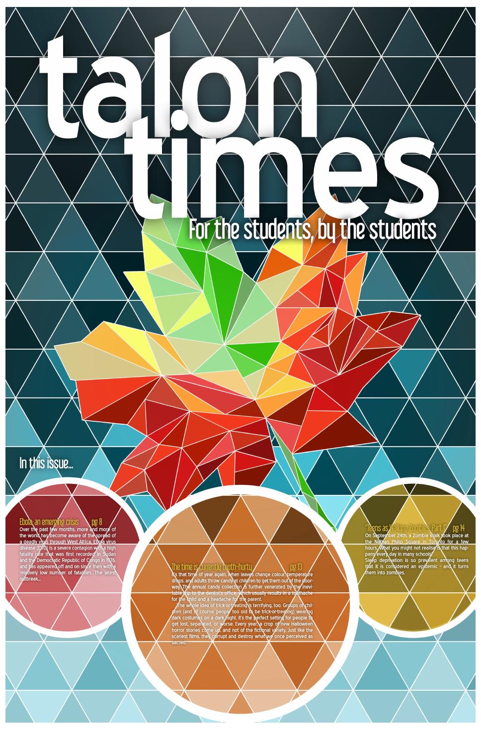 Talon Times 2014 Fall Issue by Talon Times - Issuu