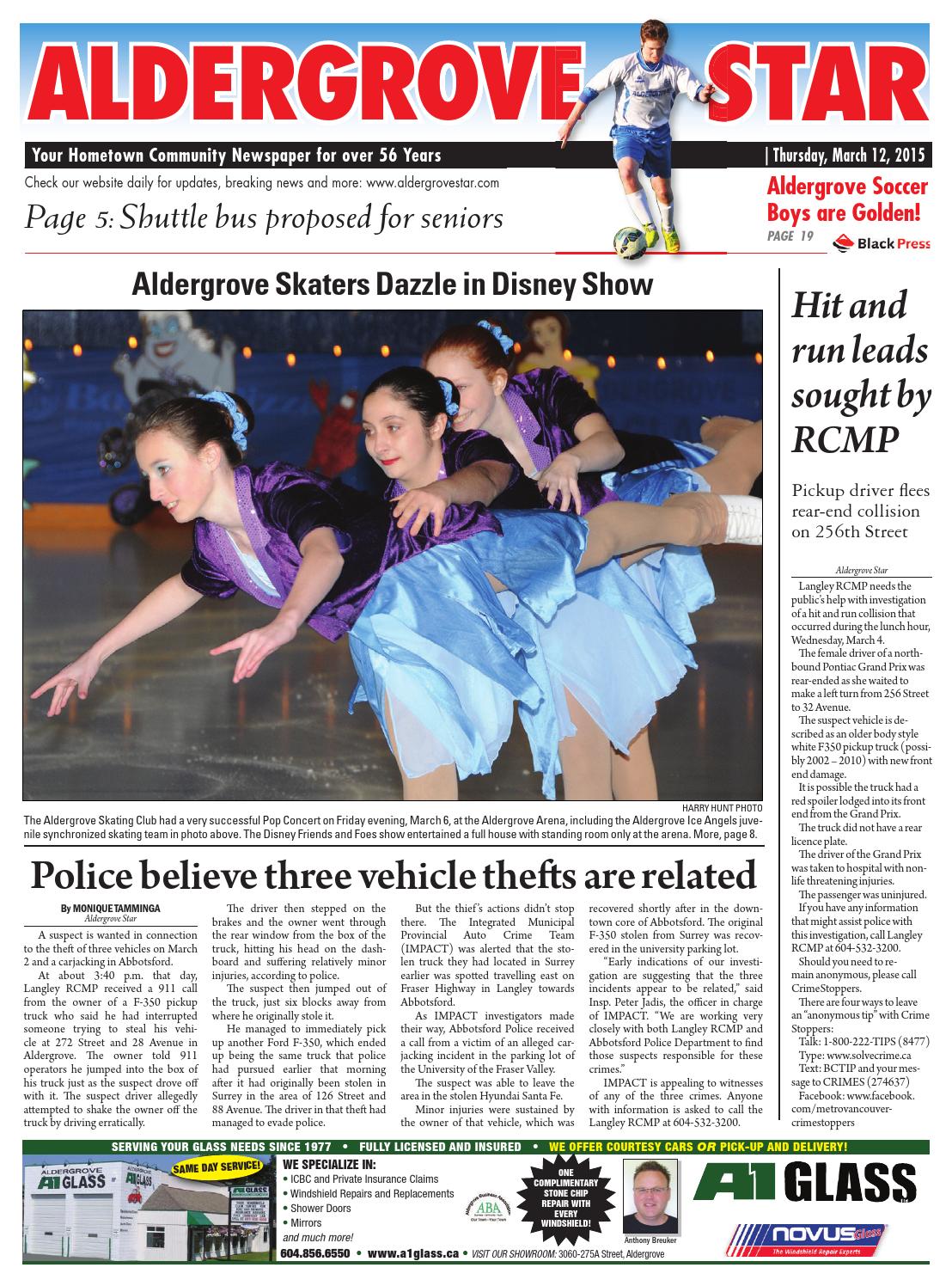 Aldergrove Star, March 12, 2015 by Black Press Media Group - Issuu