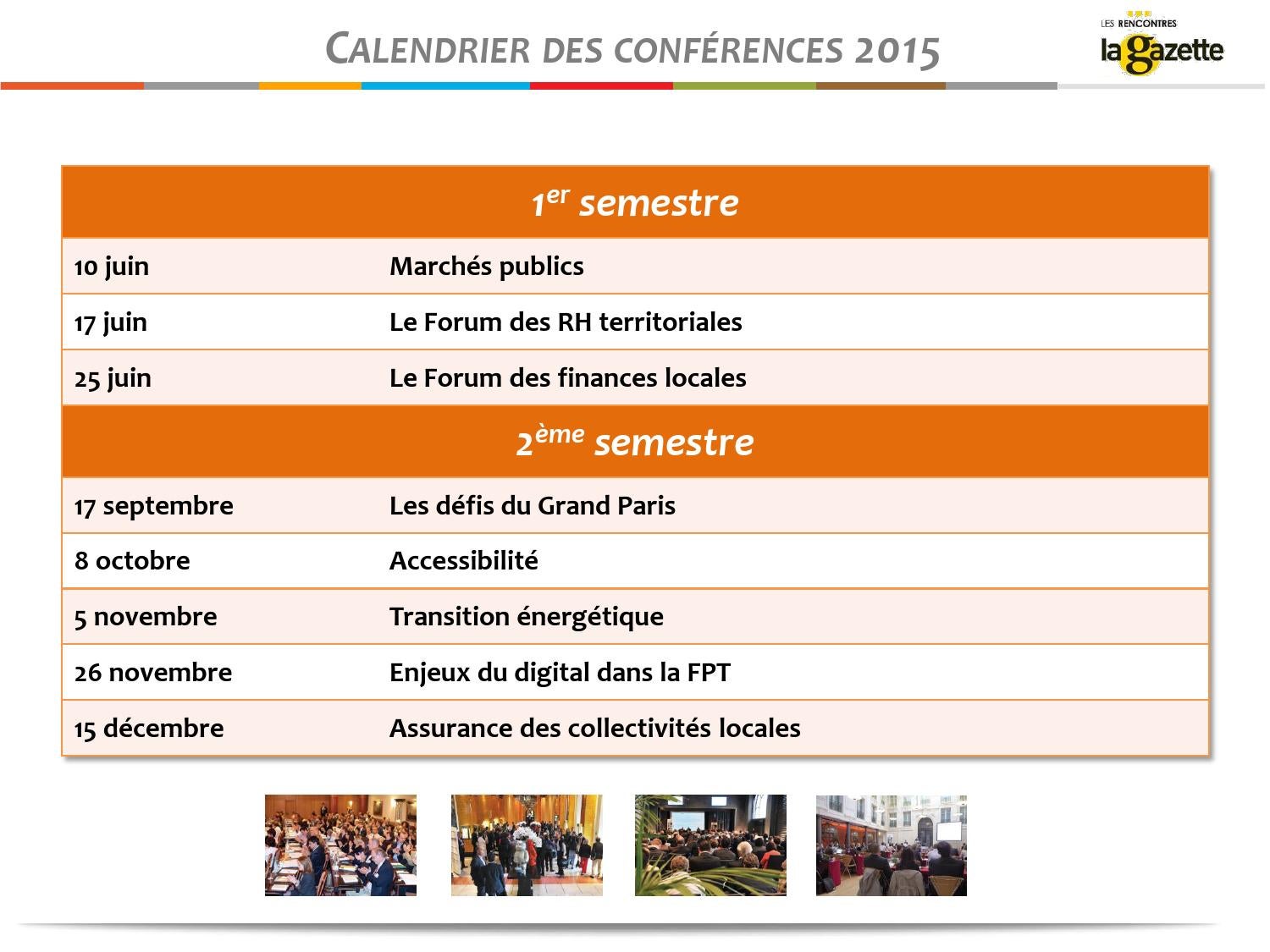 Les conferences gazette 2015 by INFOPRO DIGITAL - Issuu