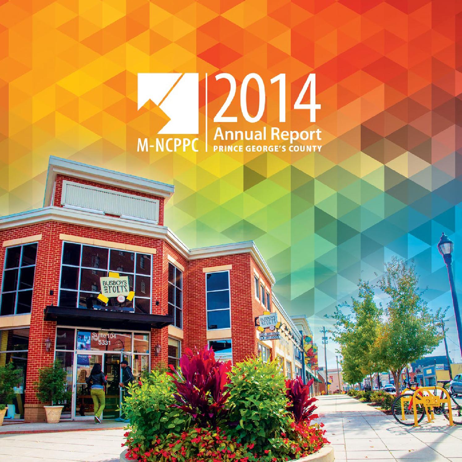 Annual report 2014 web by M-NCPPC, Department of Parks & Recreation ...