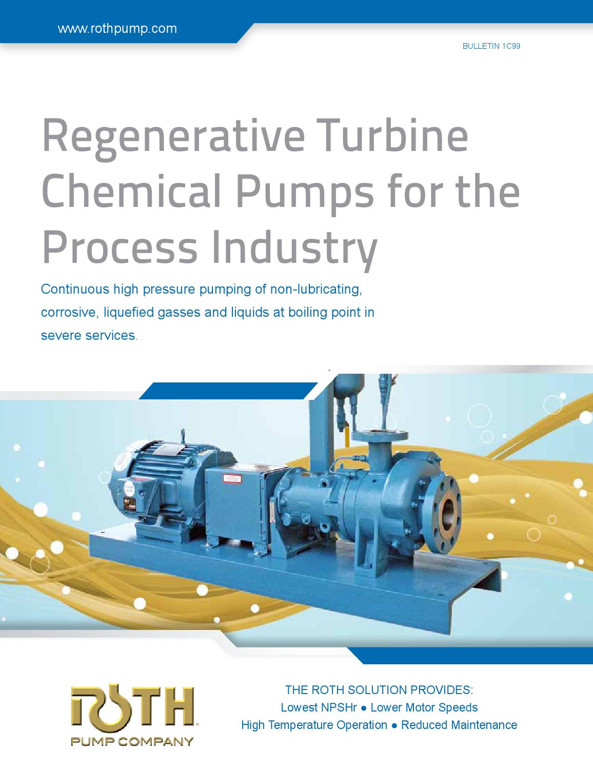Chemical process pumps 1c99 by Roth Pump - Issuu