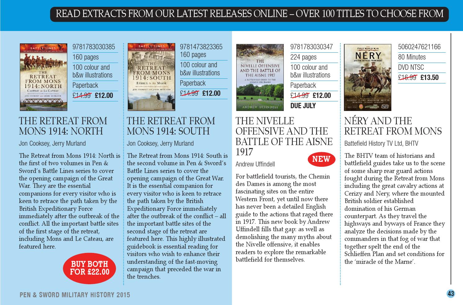 Pen & Sword WWI Catalogue 2015 by Pen and Sword Books Ltd - Issuu