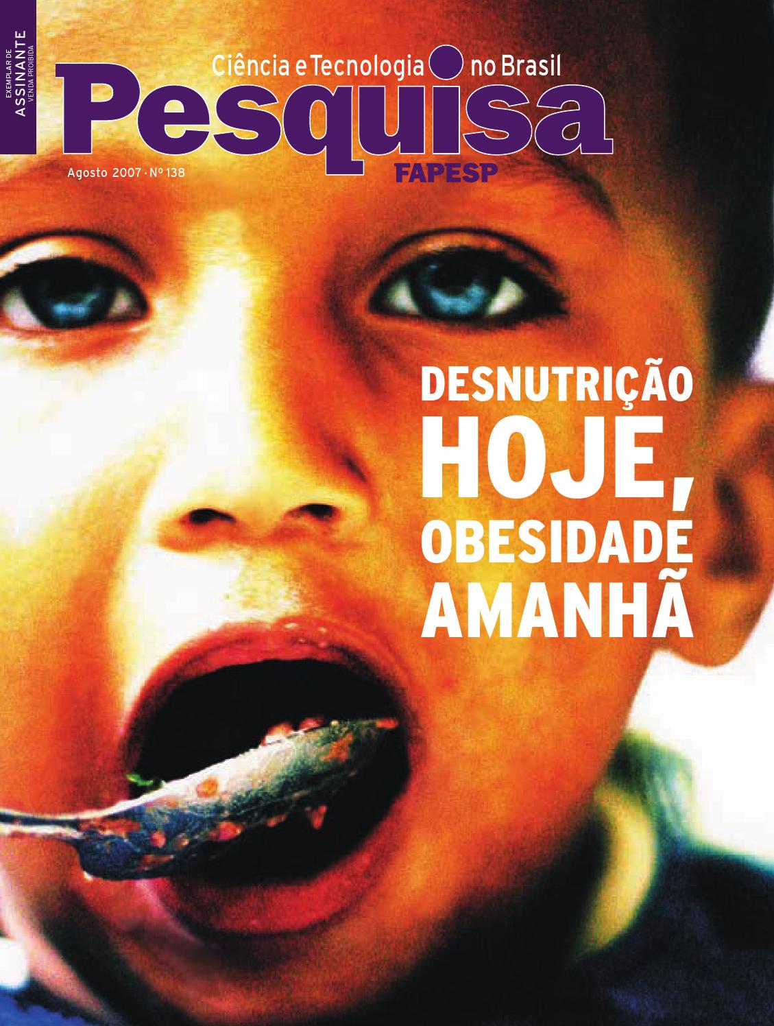 Desnutrição hoje, obesidade amanhã by Pesquisa Fapesp - Issuu