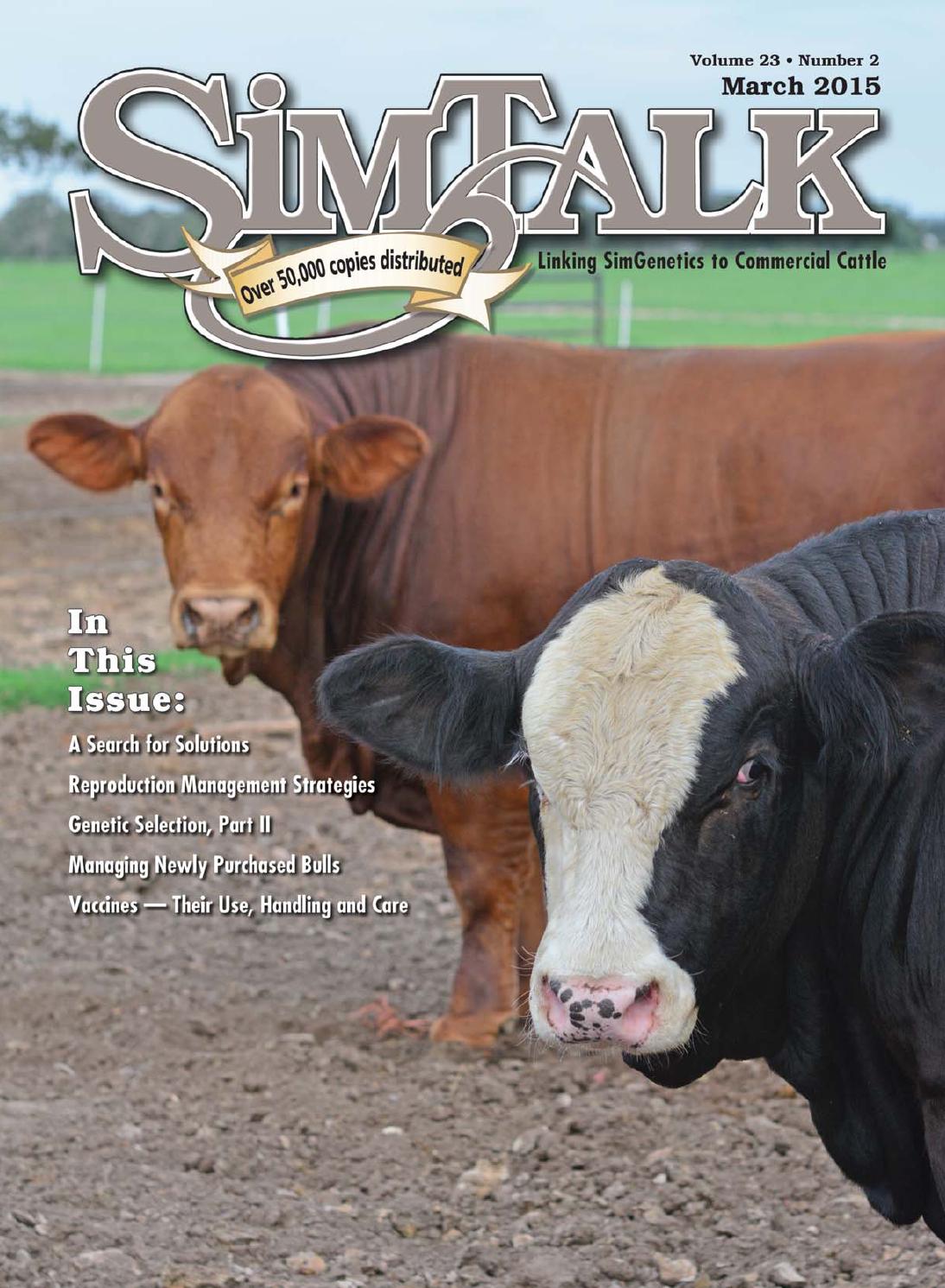 SimTalk March 2015 by American Simmental Publication, Inc - Issuu