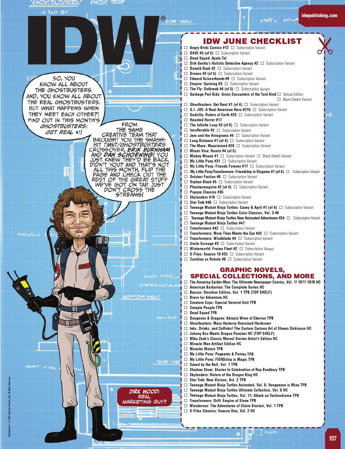 IDW Publishing's Diamond Previews for June, 2015 by IDW Publishing - Issuu