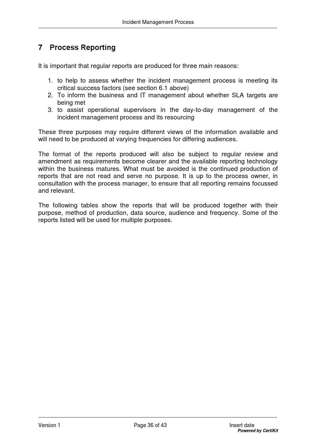 Itilso0302 incident management process by CertiKit Limited - Issuu
