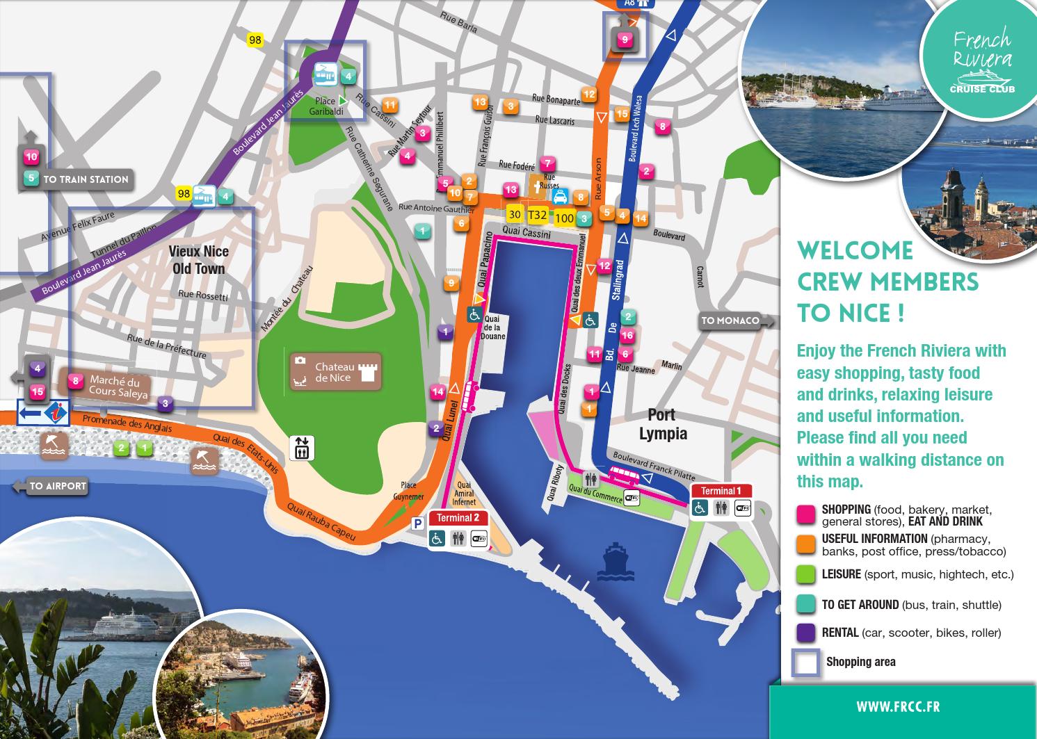 Port of Nice - Tourist information guide for crew members by CCI Nice ...