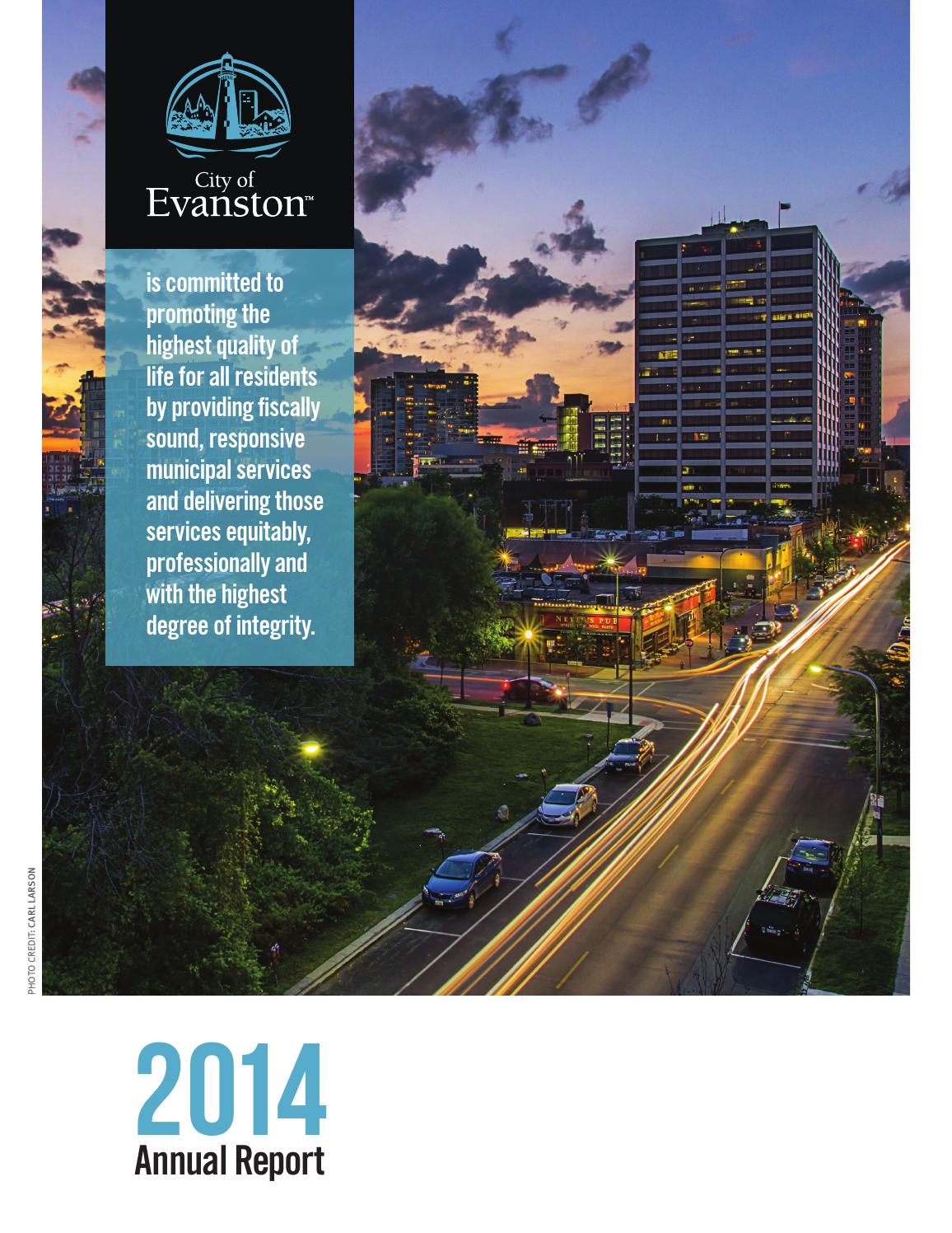 City of Evanston 2014 Annual Report by City of Evanston - Issuu