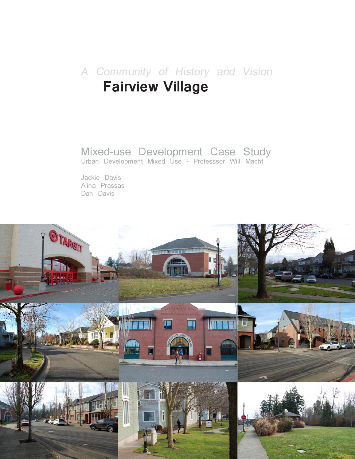 Mixed Use Development Case Study - fairview village by Jacqueline Davis - Issuu