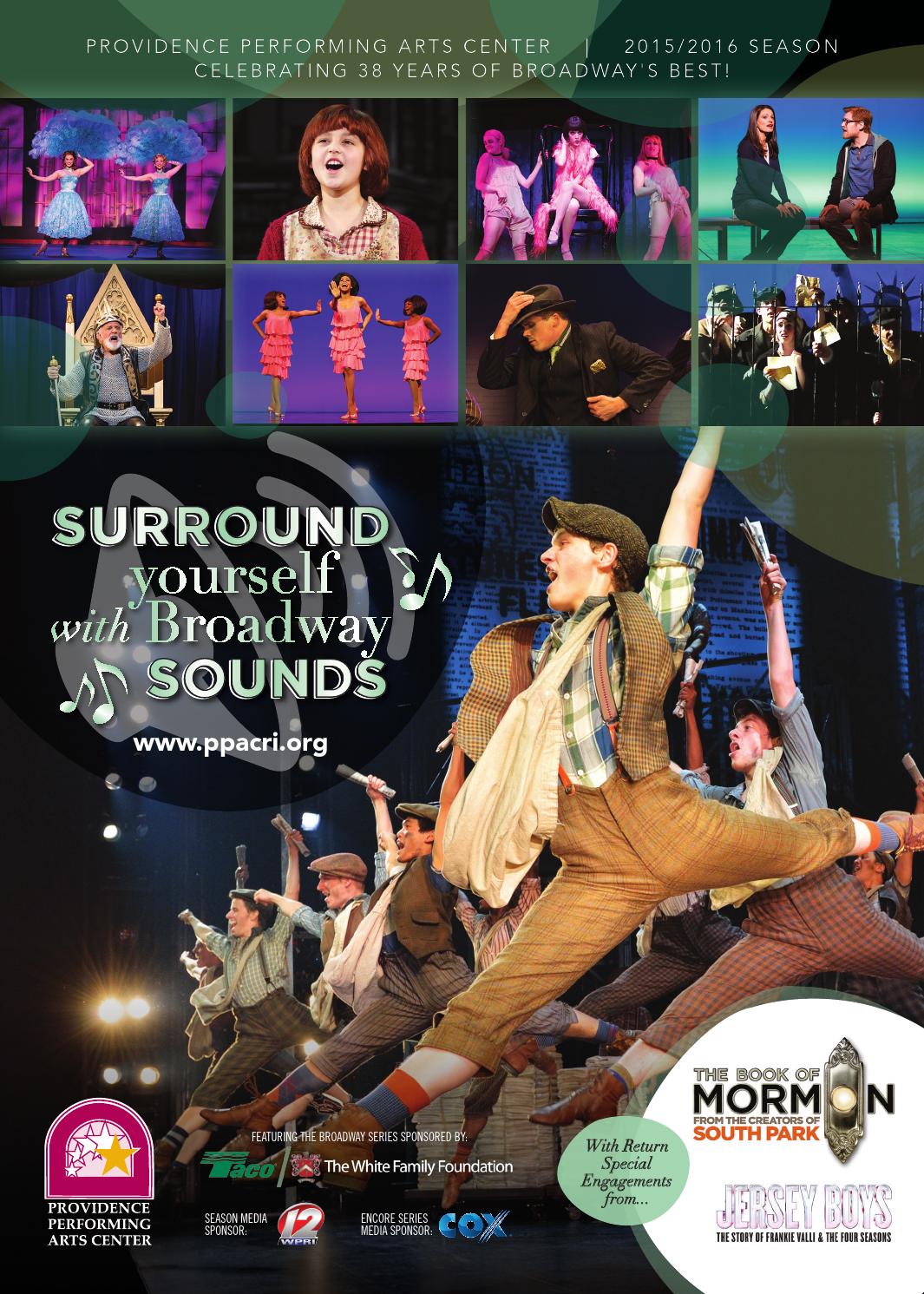 PPAC 2015/2016 Season Brochure by Providence Performing Arts Center - Issuu