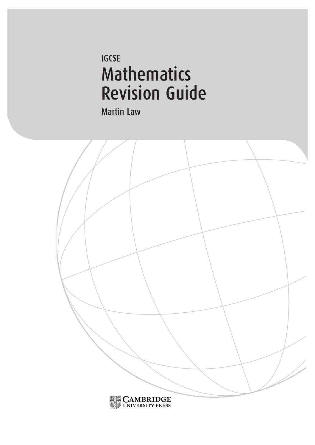 Preview IGCSE Mathematics Revision Guide by Cambridge International ...