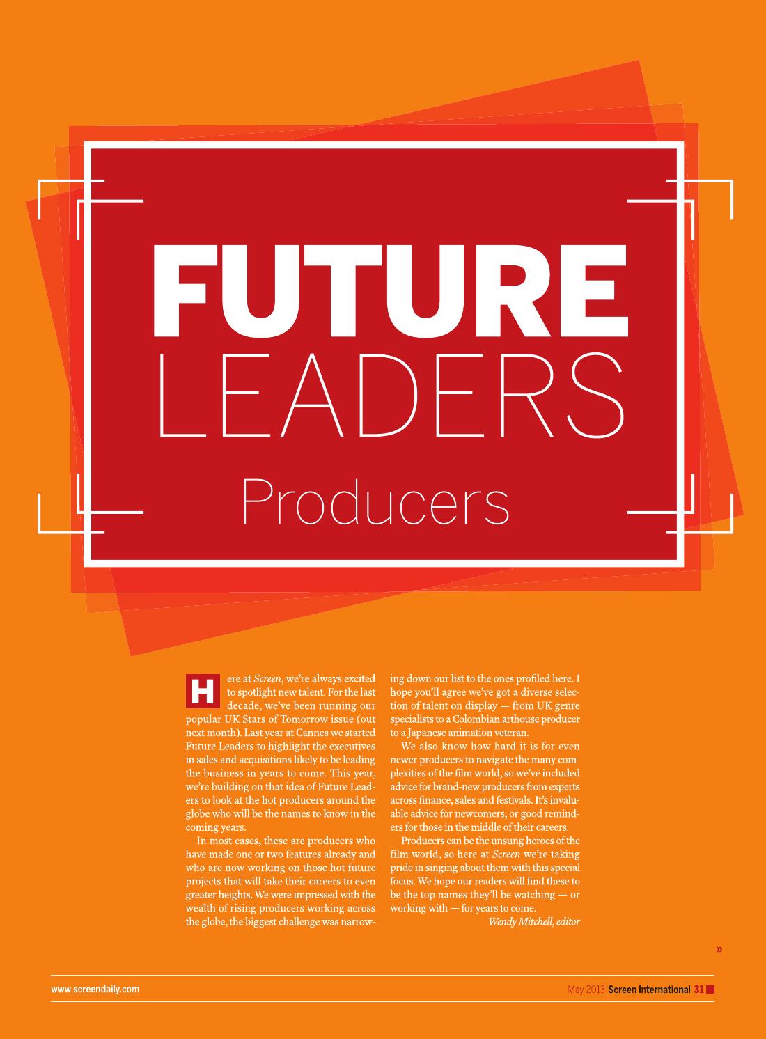Future Leaders 2013 by Media Business Insight - Issuu