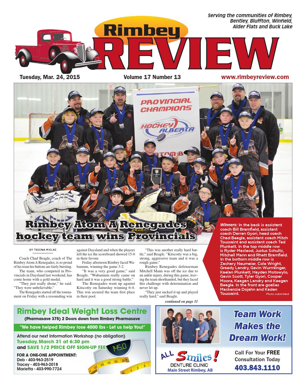 Rimbey Review, March 24, 2015 by Black Press Media Group - Issuu