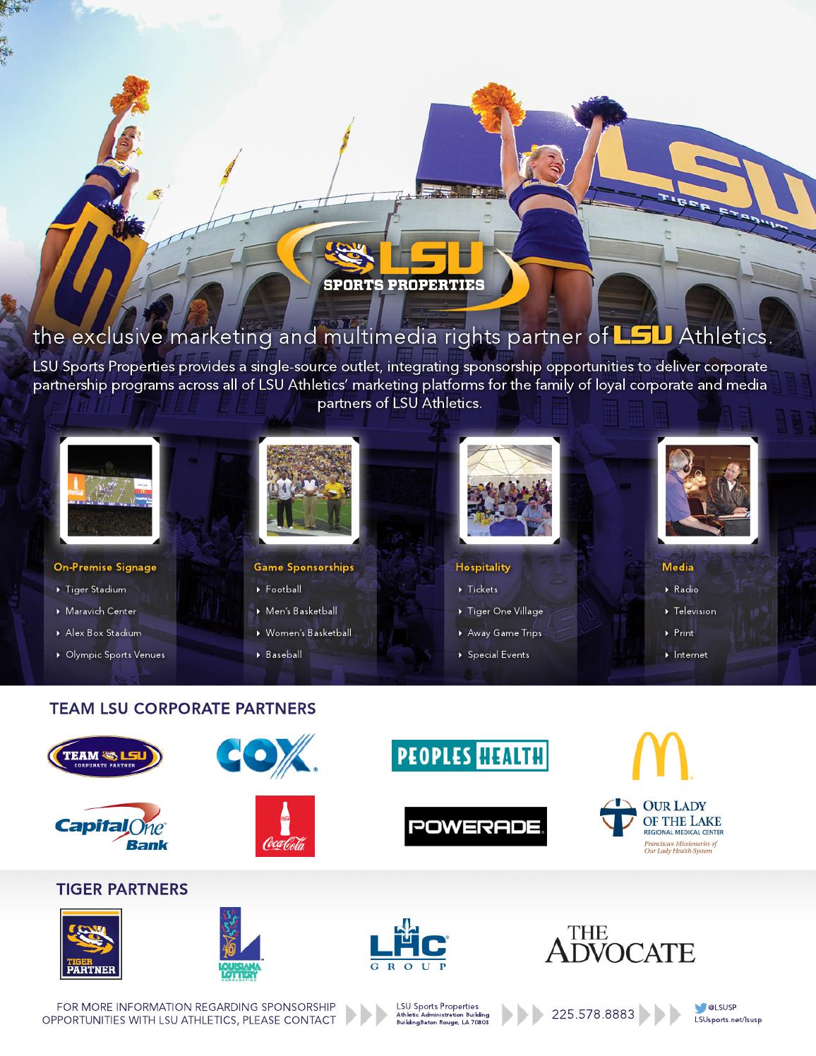 LSU Sports Properties - Fall 2014 by LSU Athletics - Issuu
