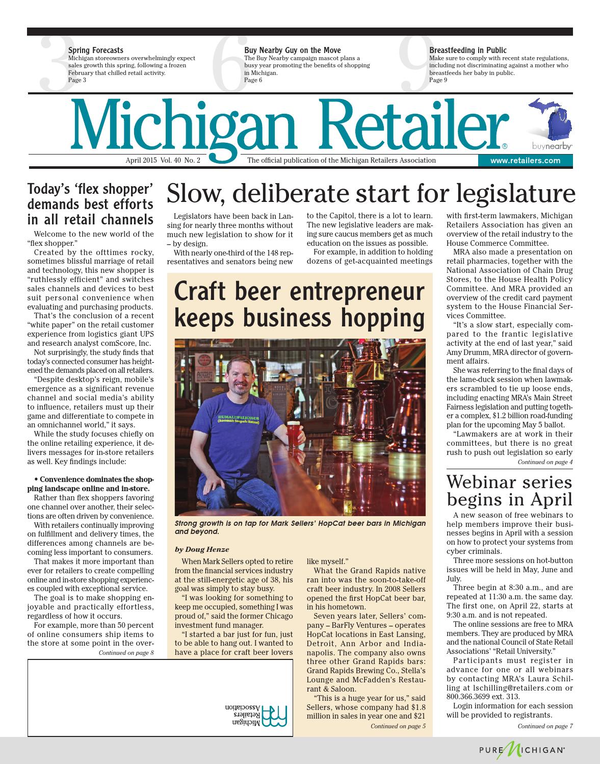 April 15 Michigan Retailer by Michigan Retailers Association - Issuu