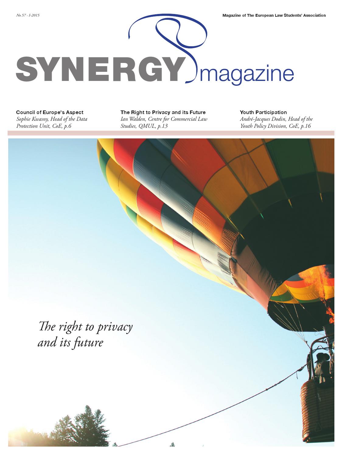 57th edition of the Synergy Magazine by ELSA International - Issuu