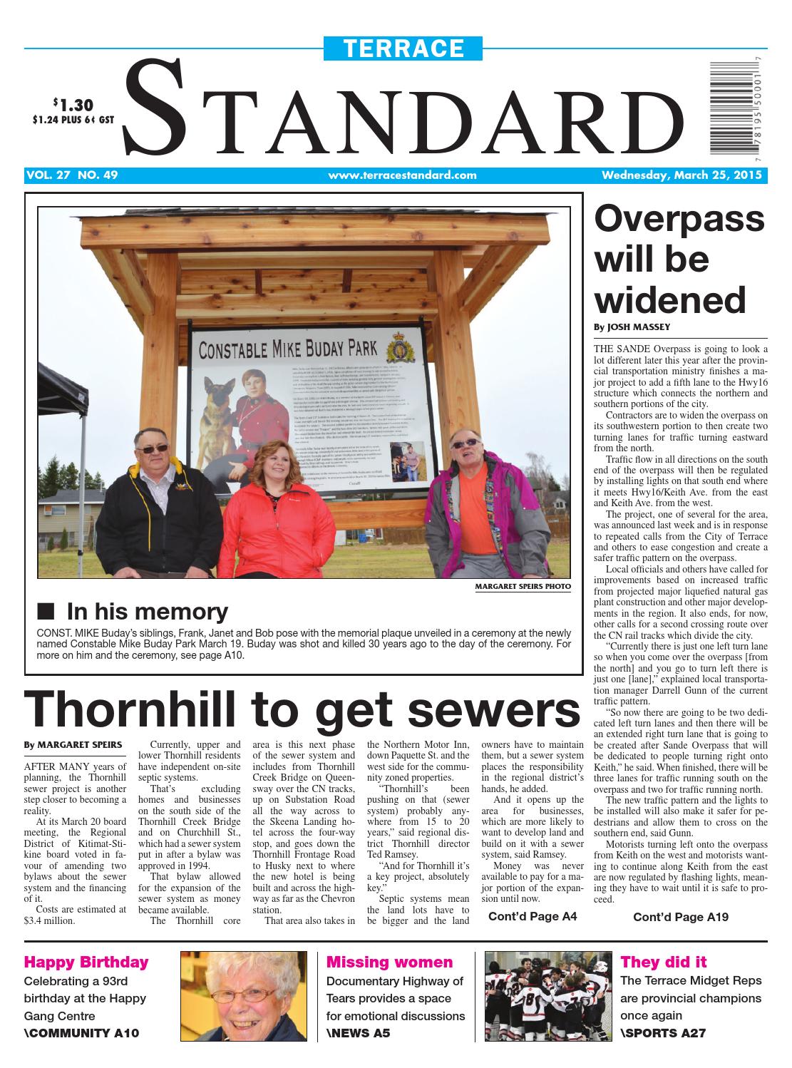 Terrace Standard, March 25, 2015 by Black Press Media Group - Issuu