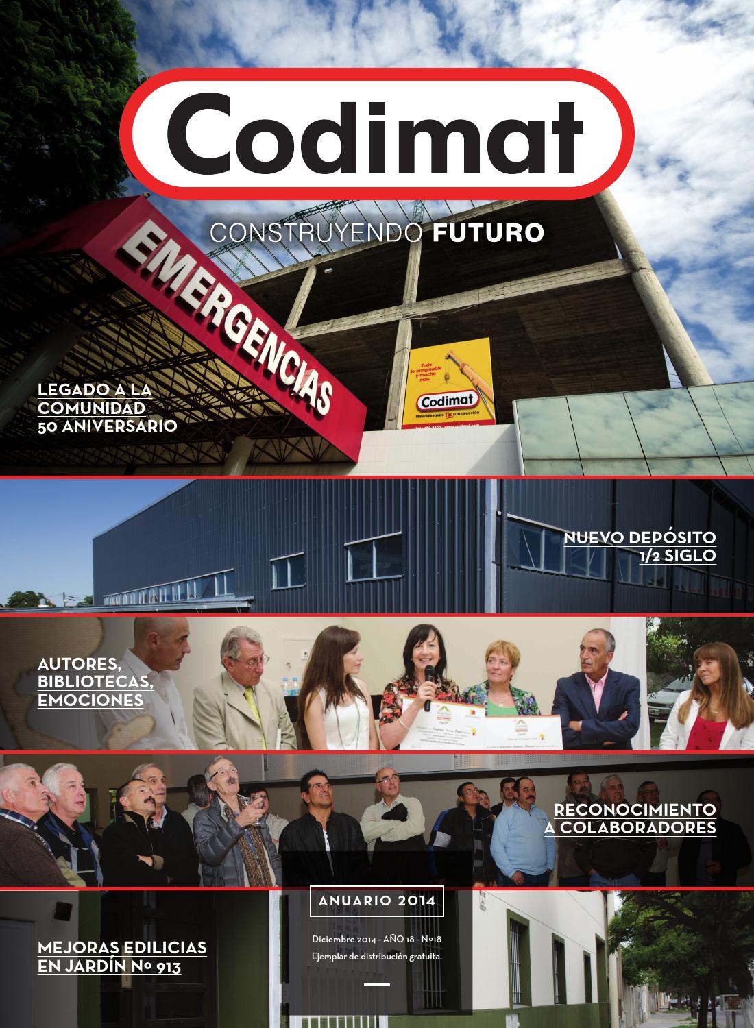 Codimat | Anuario 2014 by Codimat - Issuu