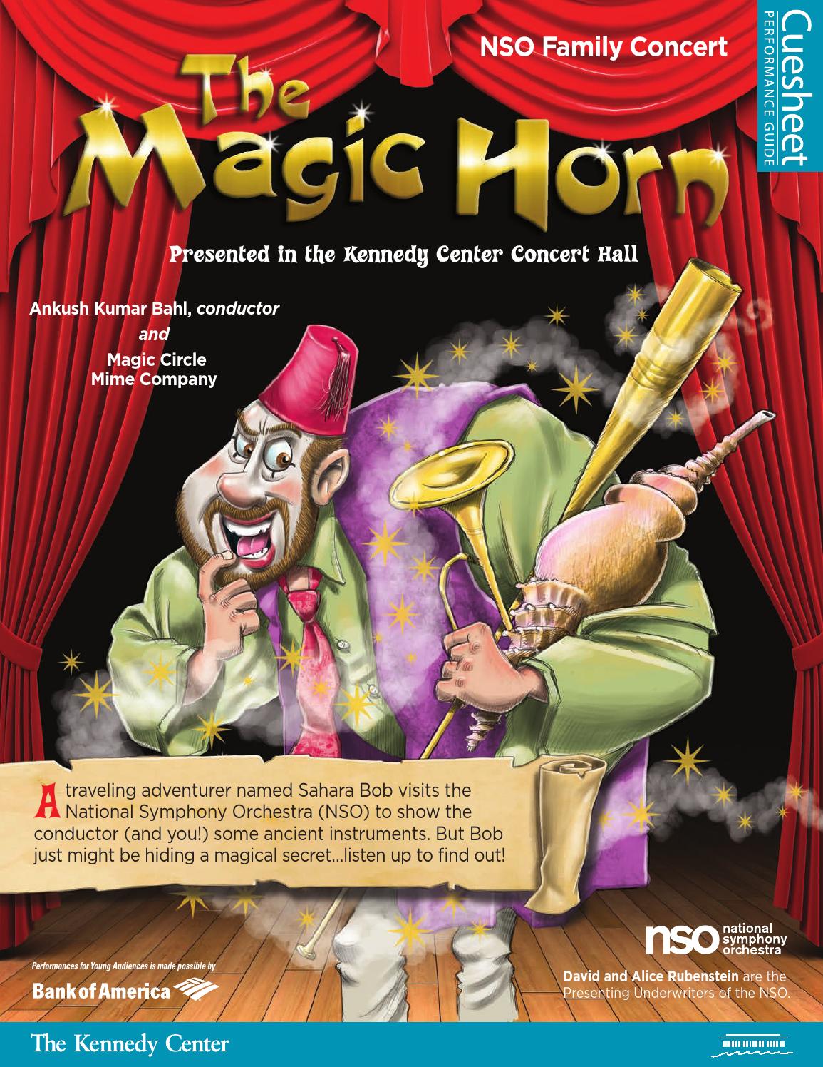 The Magic Horn: A NSO Family Concert with Magic Circle Mime Company by ...