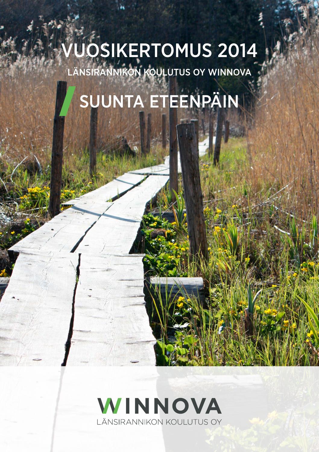 Vuosikertomus 2014 - WinNova by Länsirannikon Koulutus Oy WinNova - Issuu