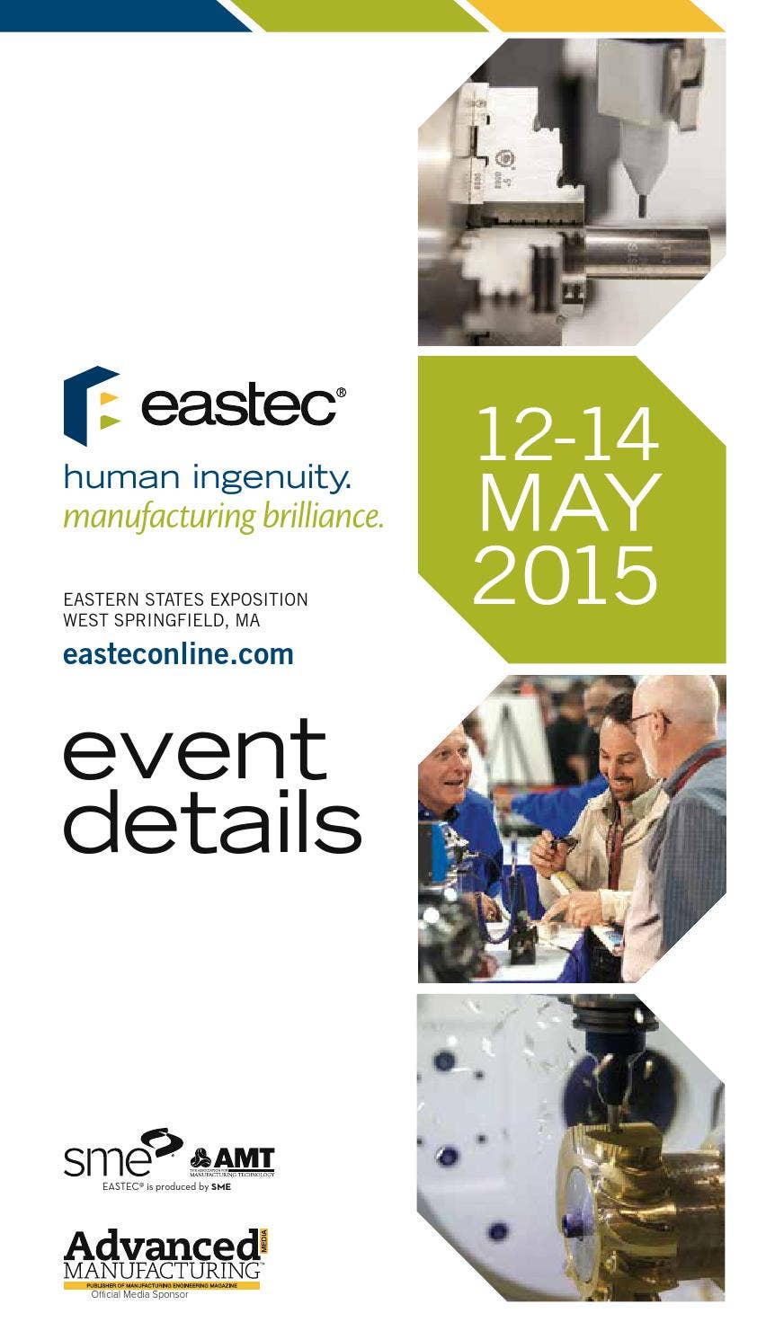 EASTEC 2015 Event Details Brochure by SME - Issuu