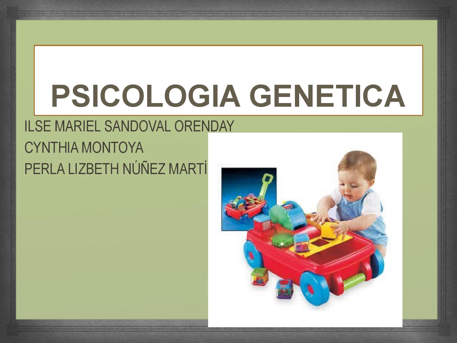 Psicología Genética by Gissel romero - Issuu